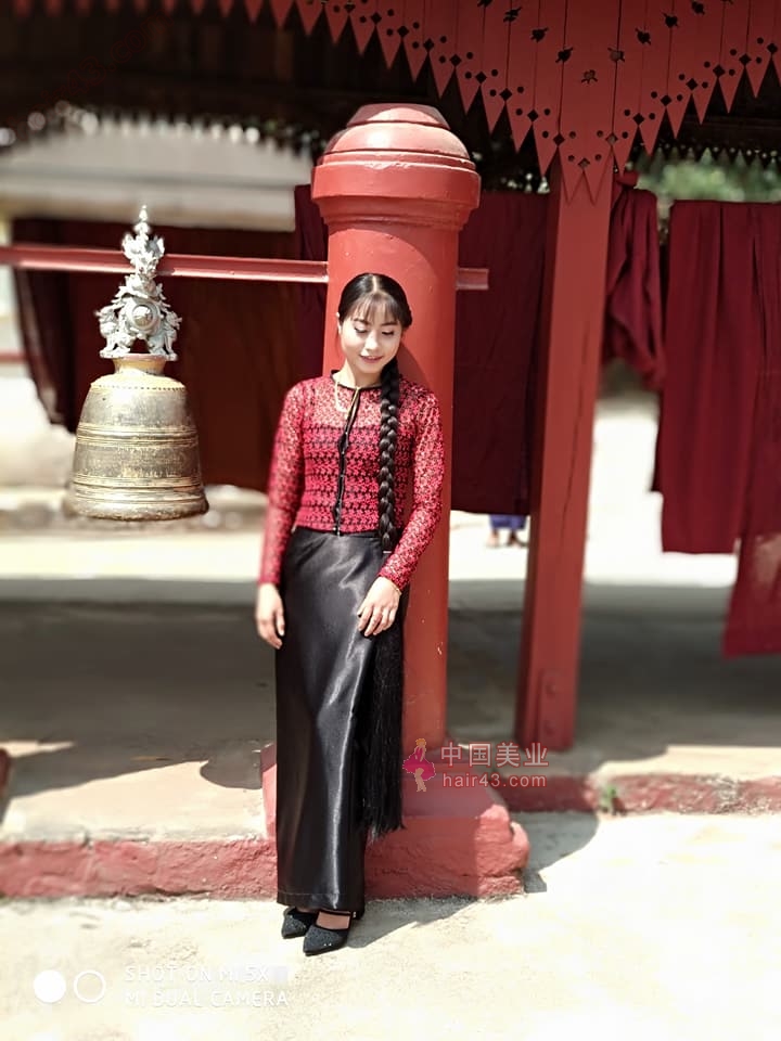 缅甸著名长发女May Thuzar Linn 2米长发高清原图460张大赏(450)_中国长发